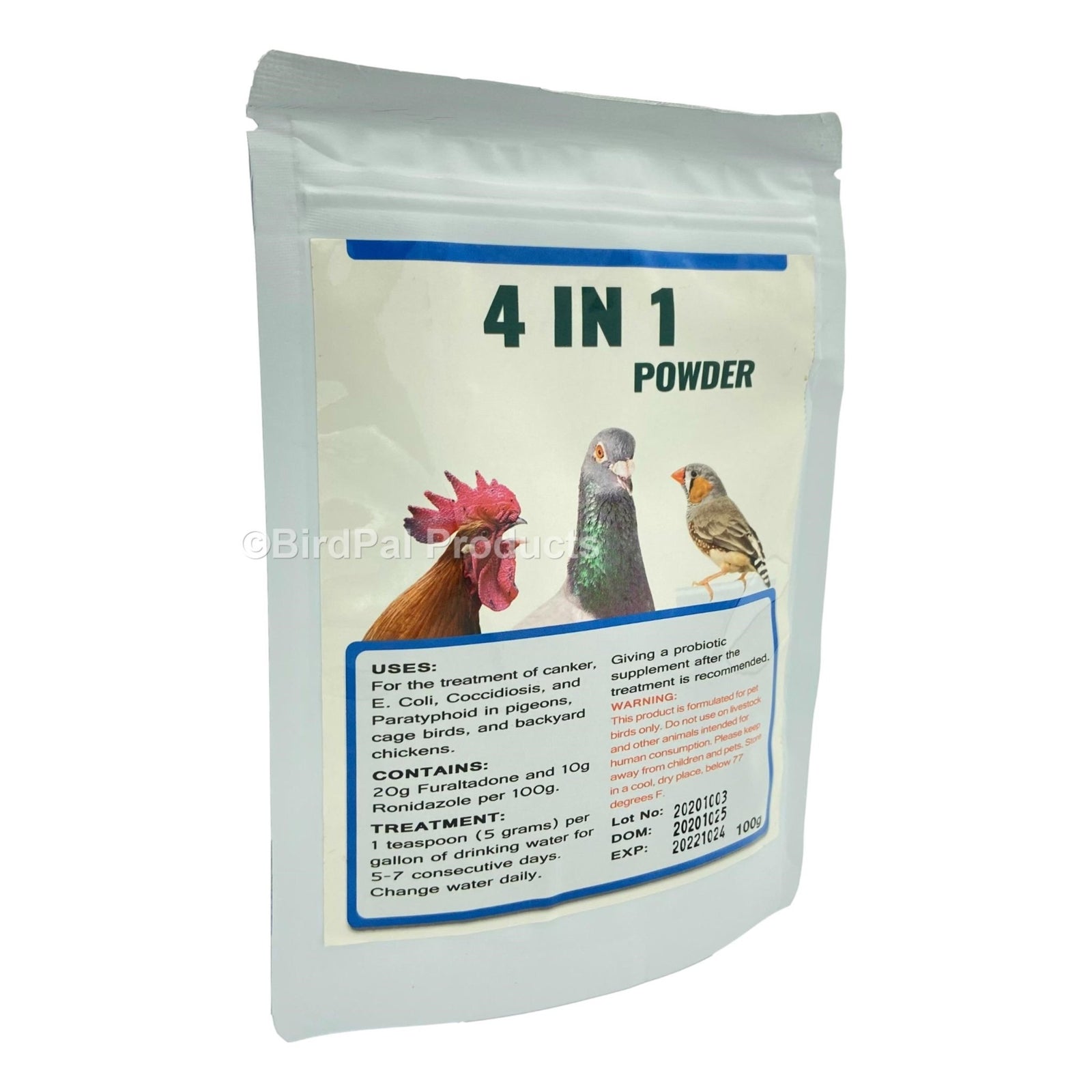 4 in 1 Powder for Birds - A Best Seller