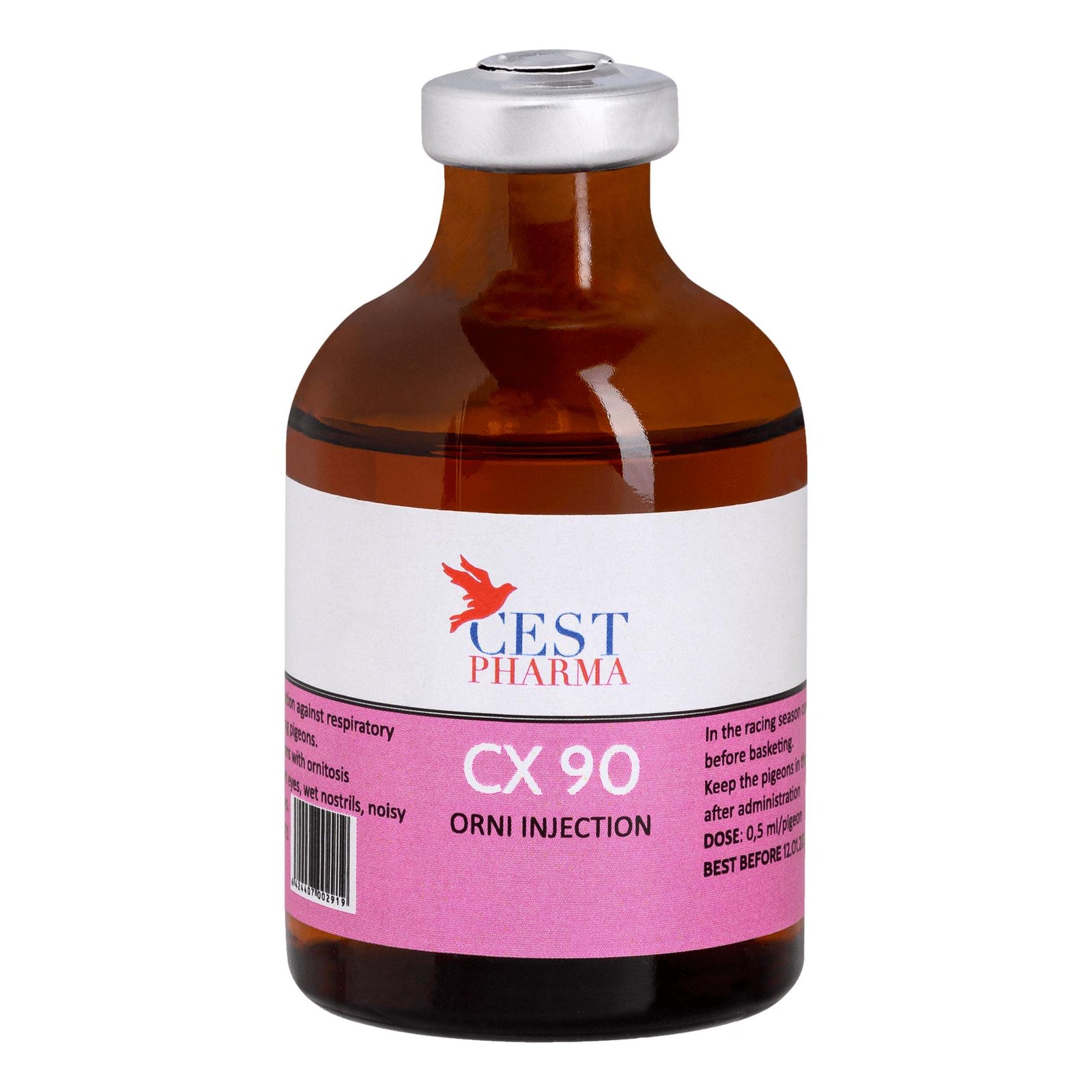 Cest Pharma CX 90 - Ornithosis Injection for Pigeons