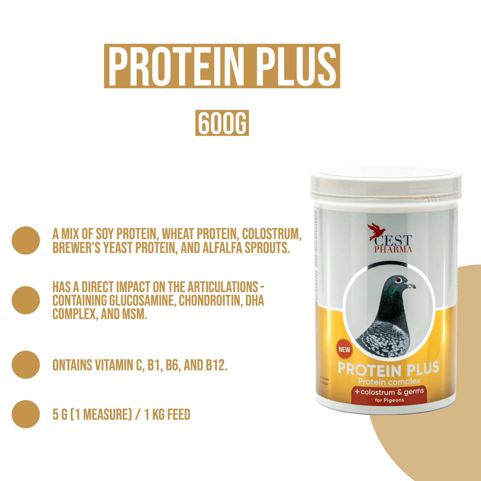 Cest Protein Plus - Concentrated Protein for Pigeons