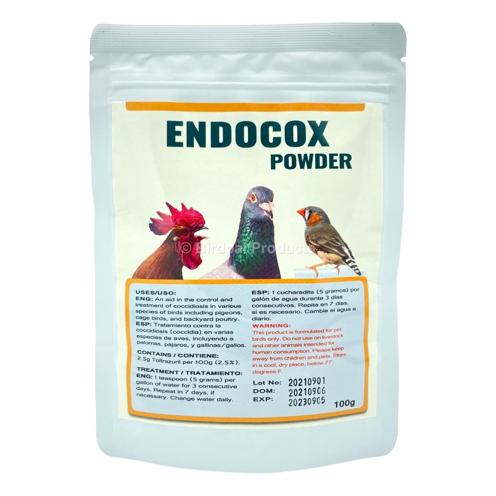 Endocox Powder - Anticoccidial Treatment for Birds