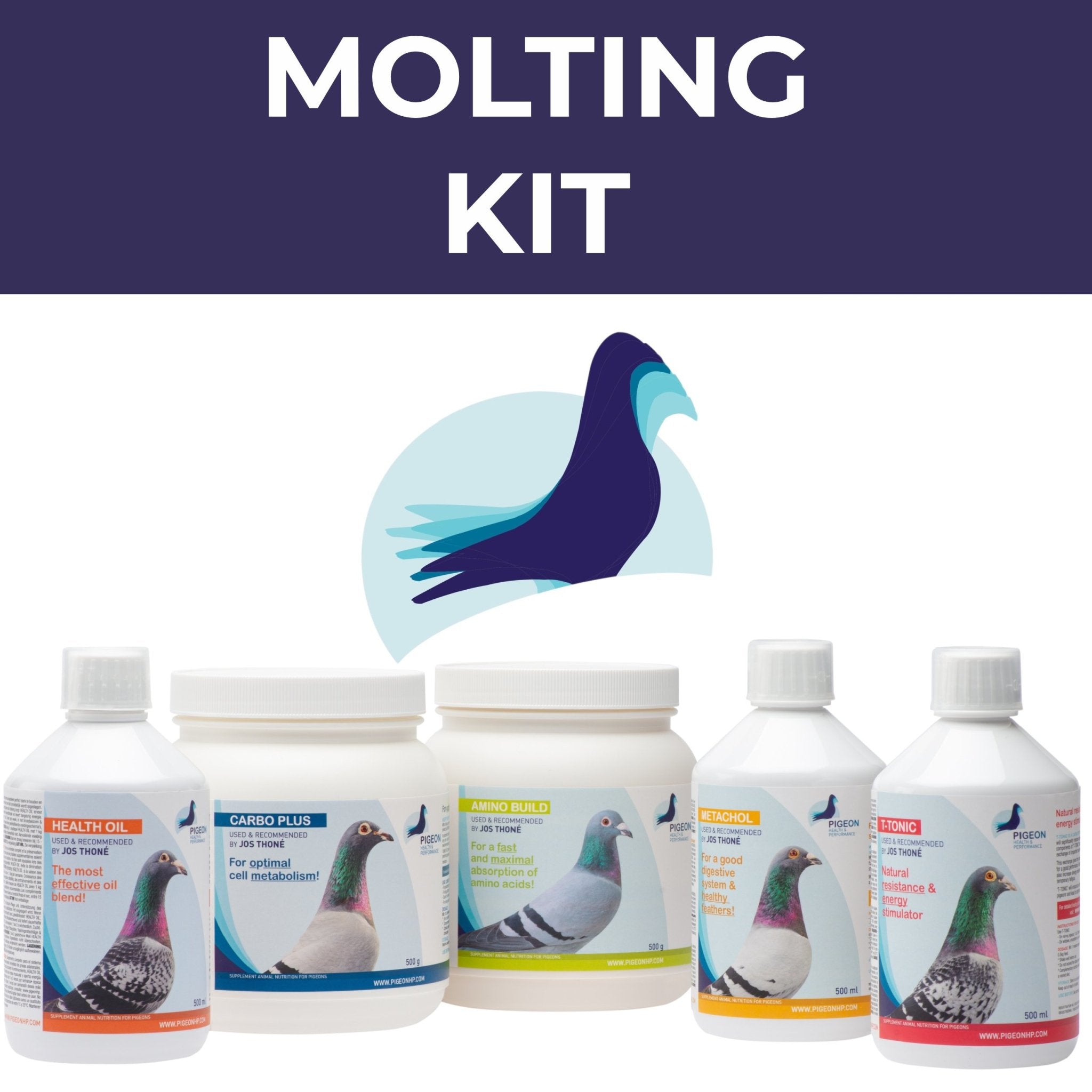 PHP Molting Kit - Racing Pigeon Molting Supplement Kit