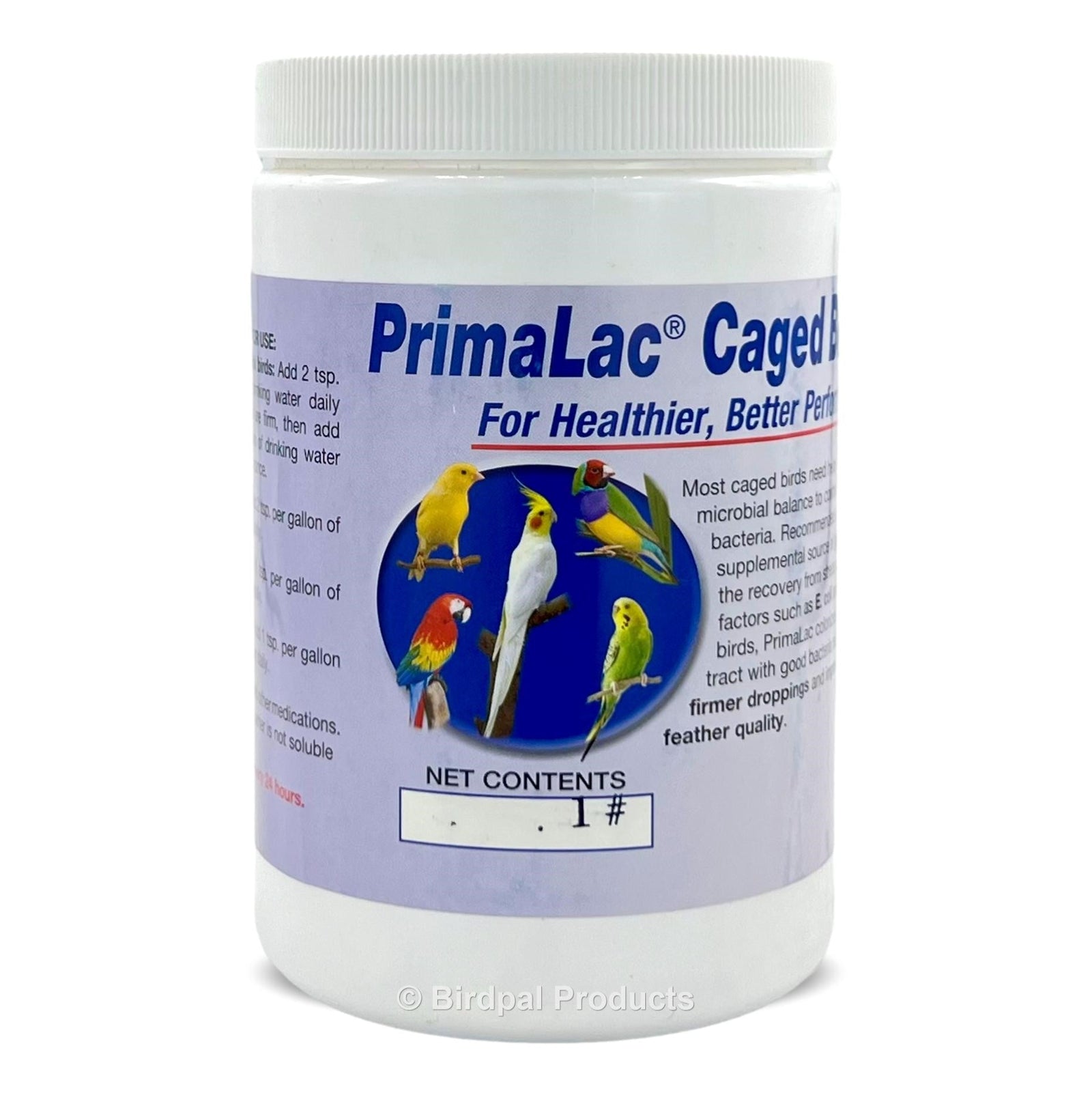 Primalac® Caged Birds - Probiotics for Birds 1lb