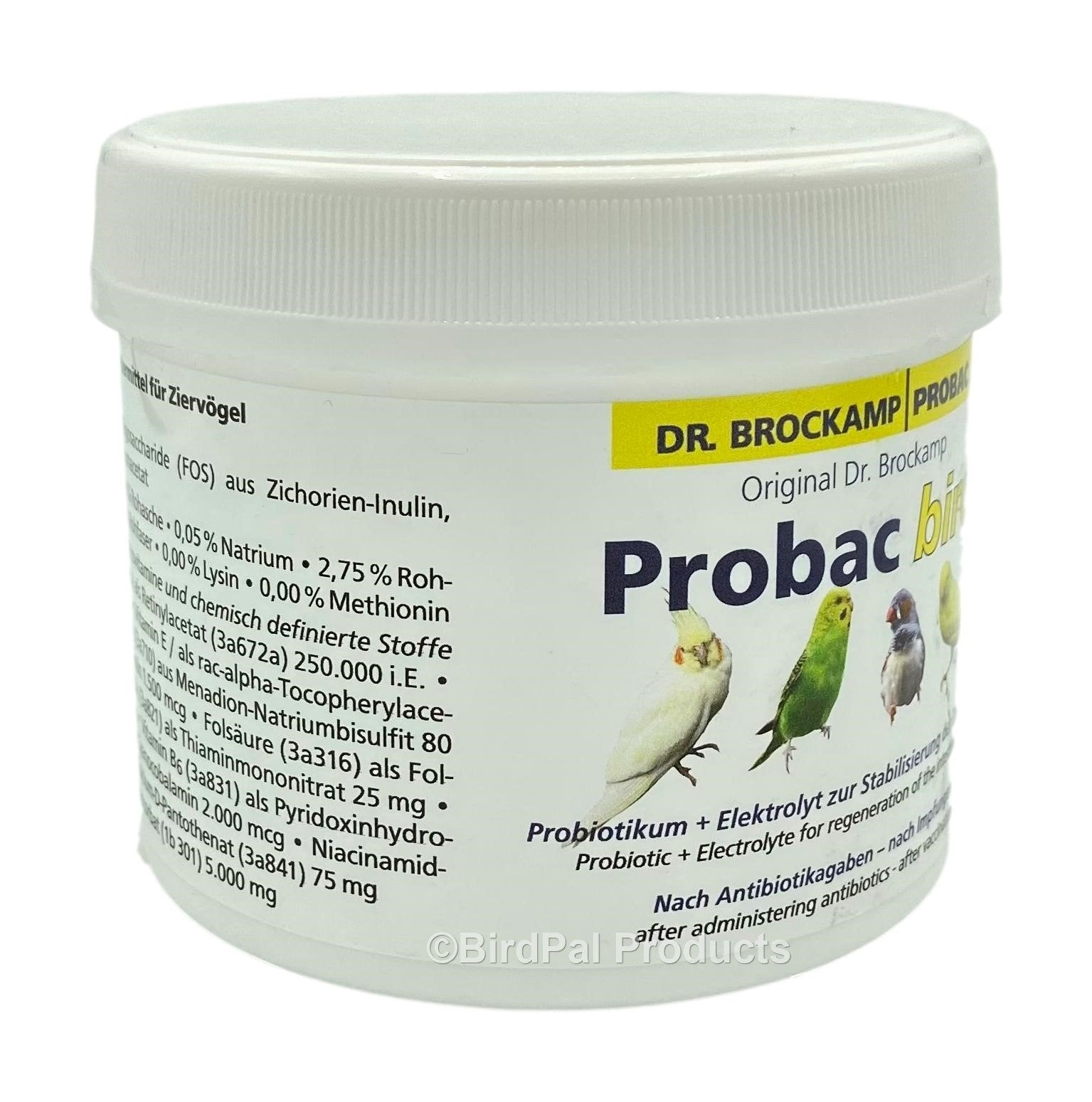 Probac Bird - Probiotics, Electrolytes, and Vitamins for Pet Birds