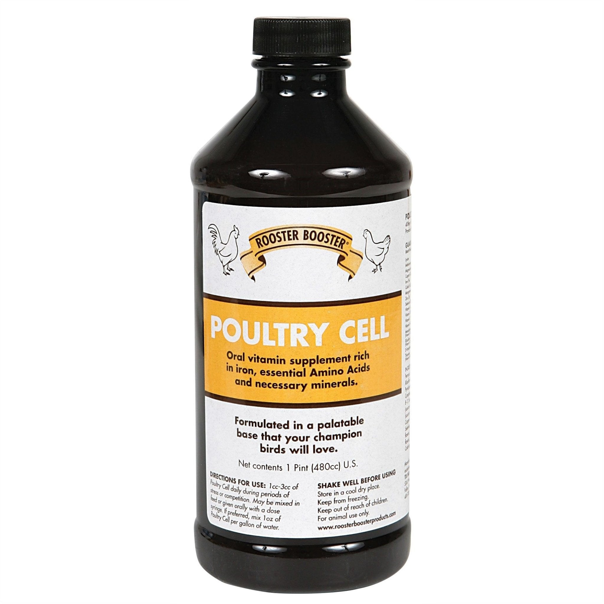 Rooster Booster Poultry Cell- Iron and Aminos for Chickens and Pigeons