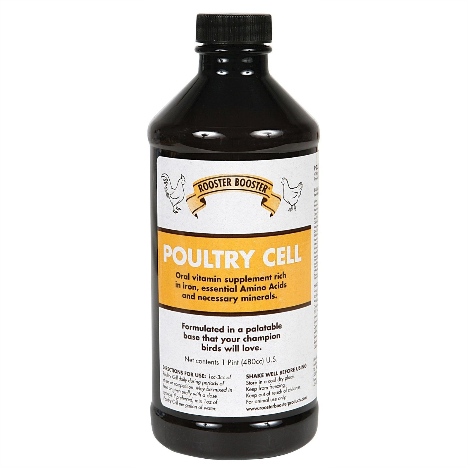 Rooster Booster Poultry Cell- Iron and Aminos for Chickens and Pigeons