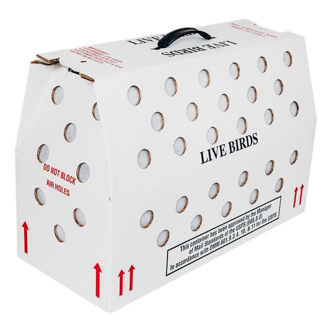 The New Bird Box for Shipping Live Birds - USPS Approved