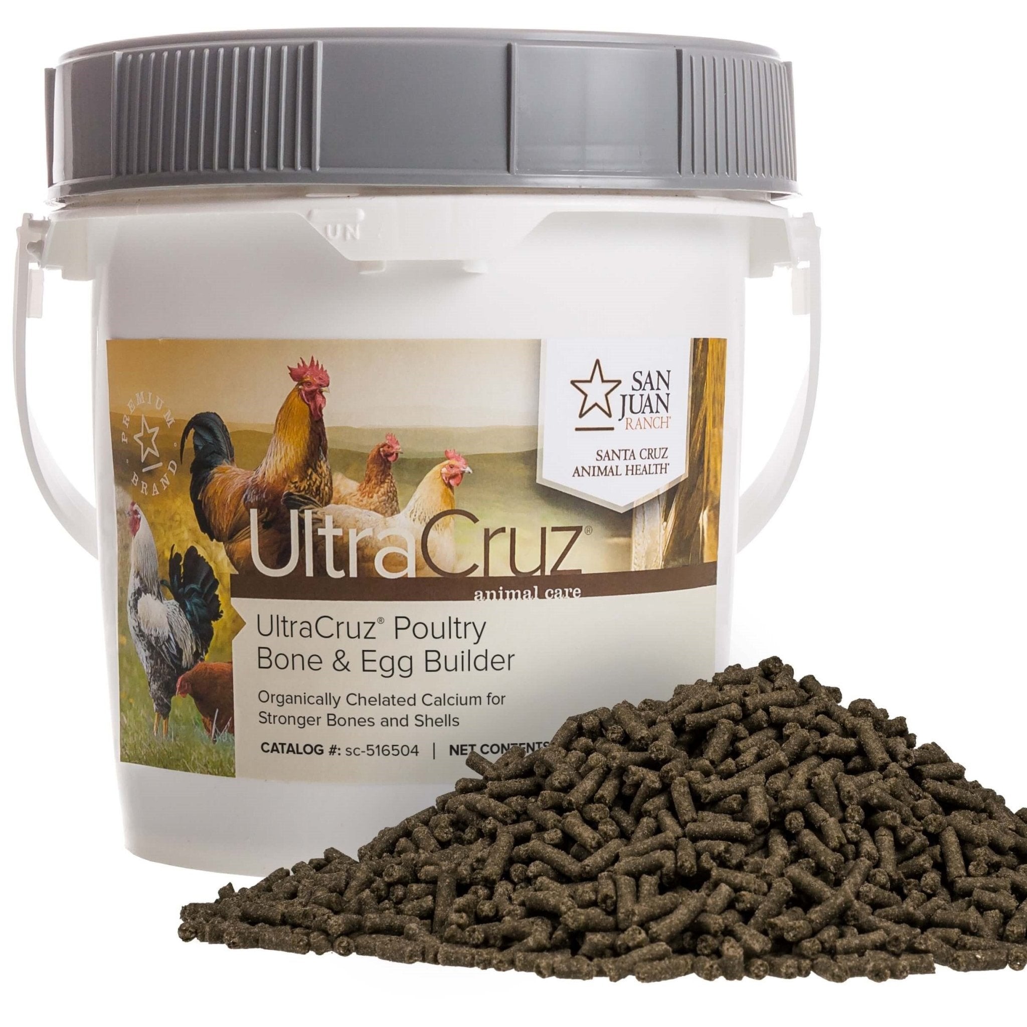 UltraCruz Poultry Bone & Egg Builder - Calcium for Chickens