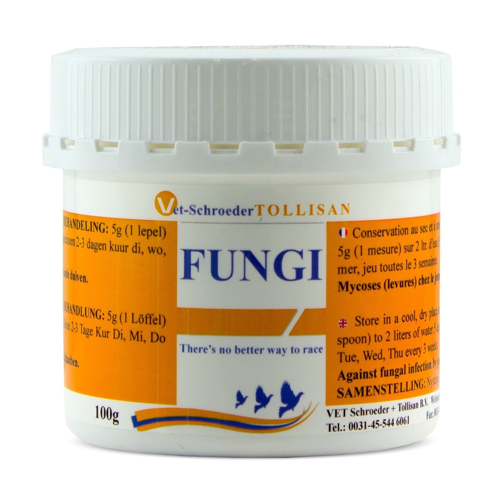 Vet Schroeder Fungi Powder - Nystatin for Pigeons and Cage Birds